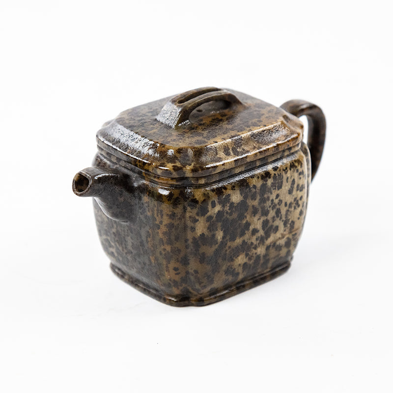 SQUARE TILE Teapot: A Handcrafted Fusion of Stone, Serenity, and Timel ...
